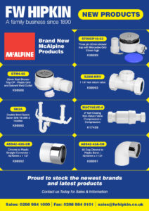 New McAlpine Products - FW Hipkin Ltd - Plumbing and Heating Distributor