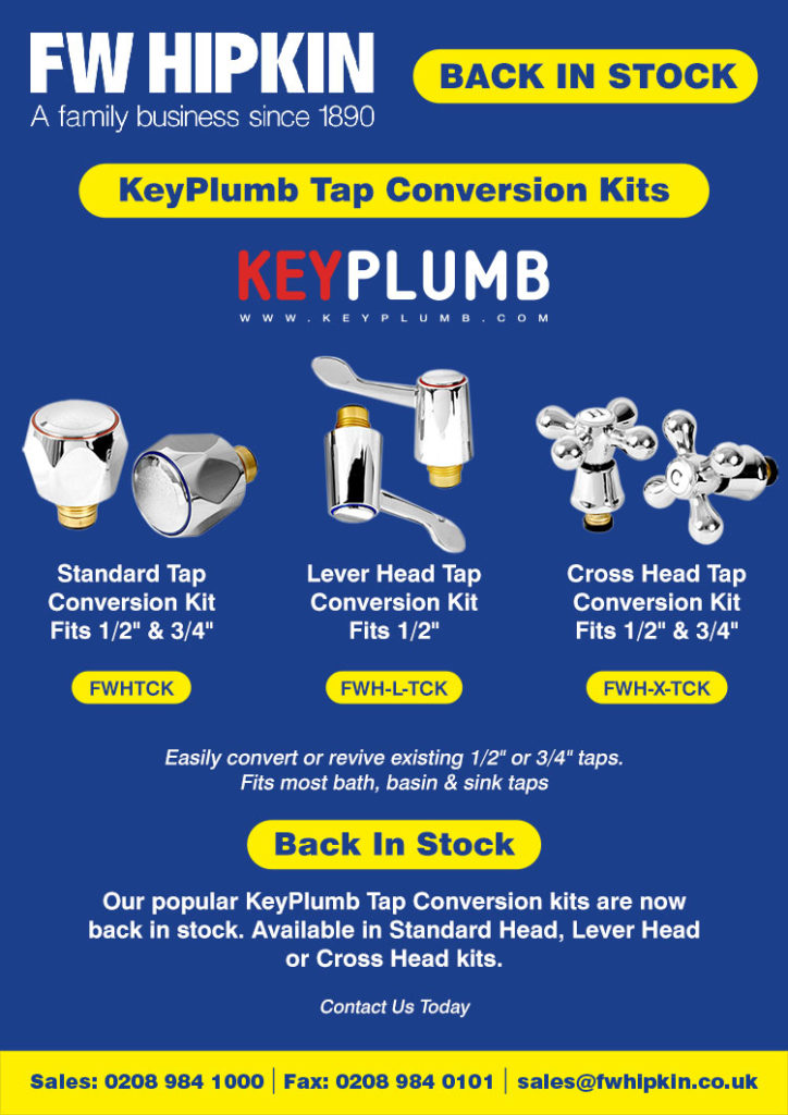 Back In Stock - Tap Conversion Kits - FW Hipkin Ltd - Plumbing and ...
